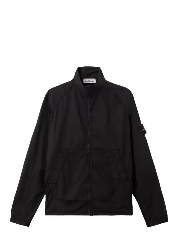 Stone Island Tela Paracadute Track Jacket - Black