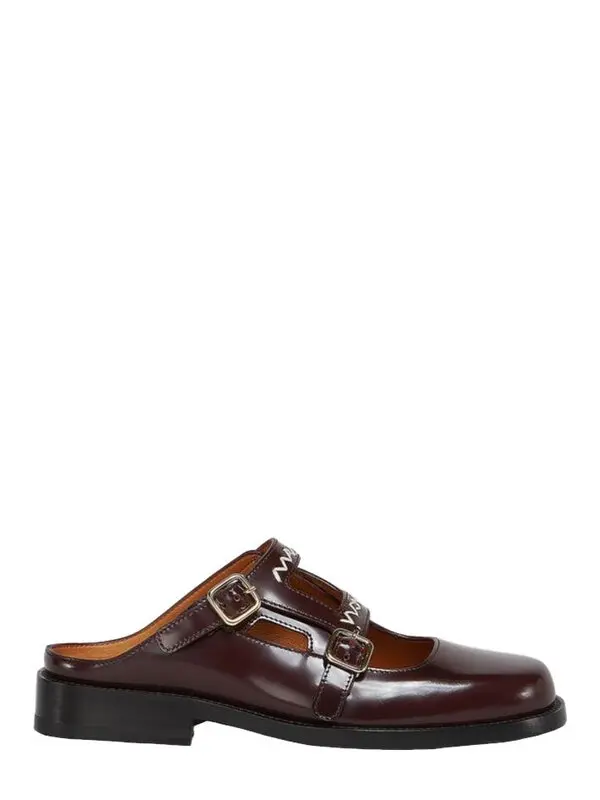 Marni Bambi 3.0 Double Buckle Loafers - Wine Red