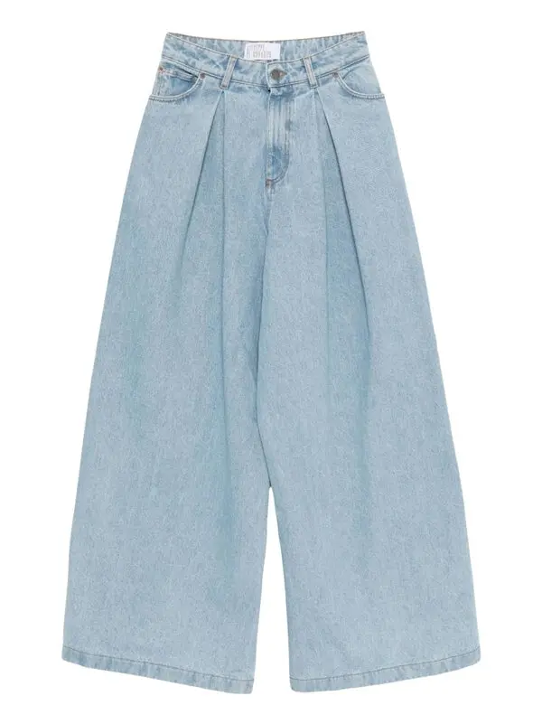 Giuseppe Di Morabito Pleated Wide-leg Jeans - No