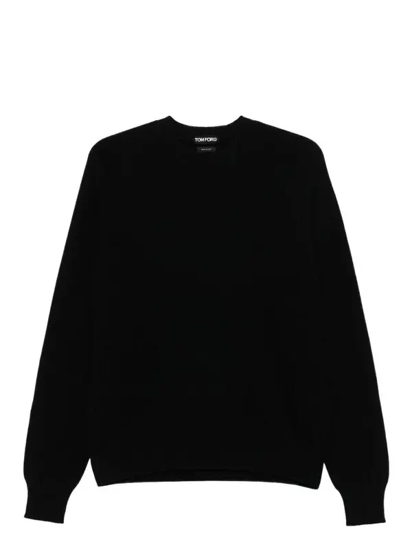 TOM FORD Crewneck Knitted Jumper - Black