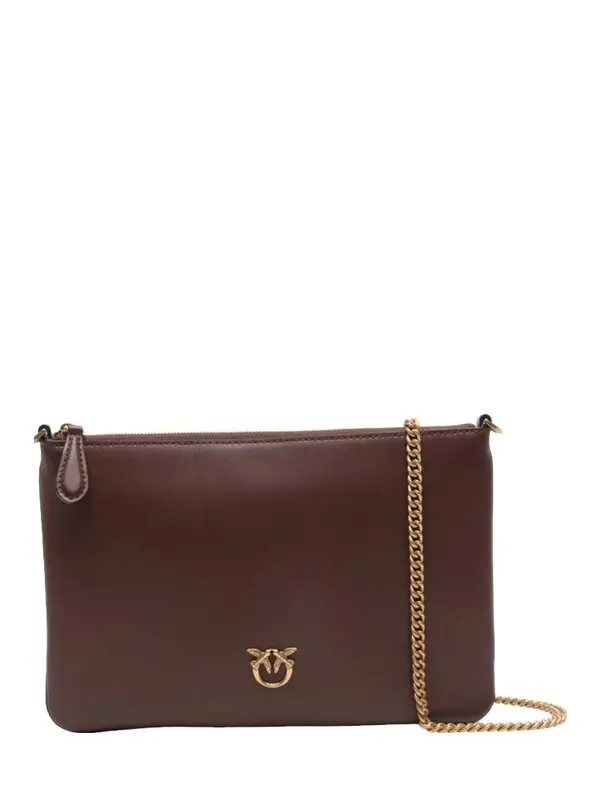 Pinko Classic Flat Love Simply Crossbody Bag - Red