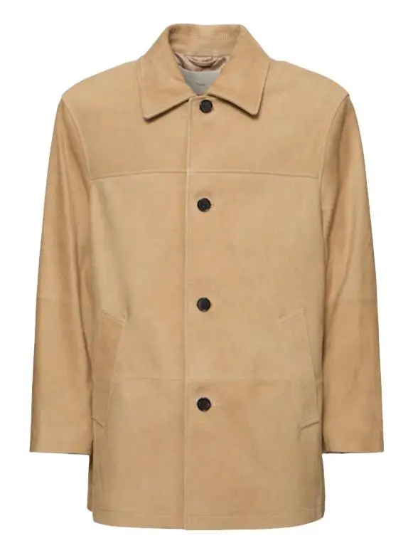 DUNST Suede Jacket - Camel