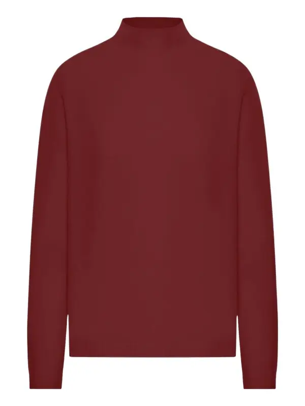 Max Mara Boxy Jumper In Stretch Cashmere Yarn - Red