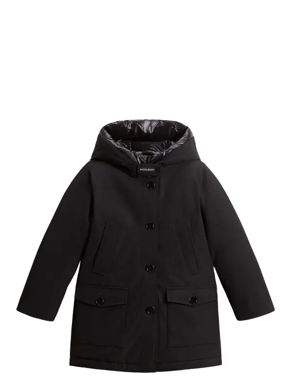 Woolrich Arctic High-neck Hooded Jacket - Black