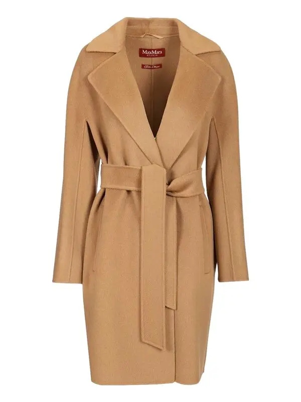 Max Mara Belted Wool Coat - No