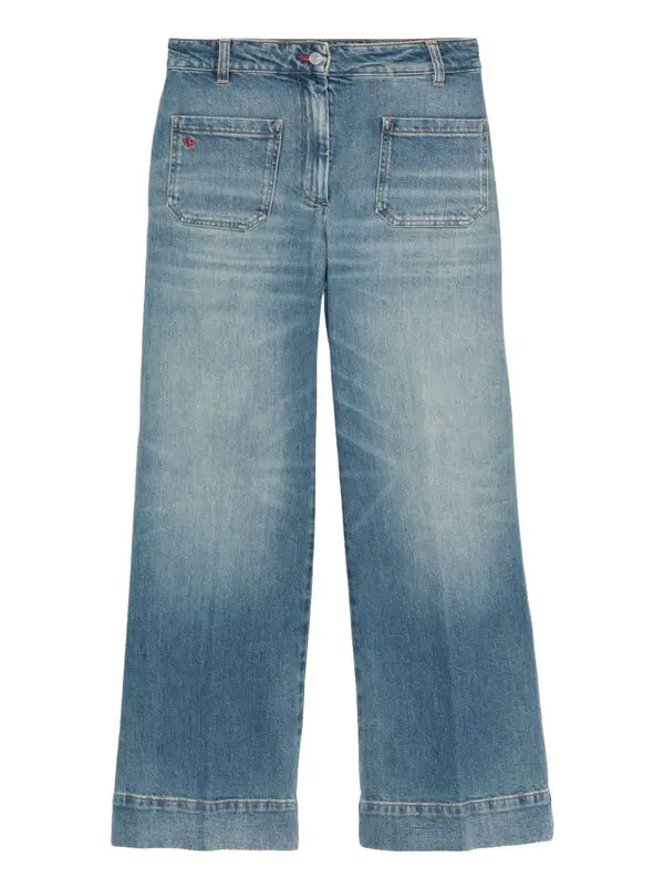 Victoria Beckham Belt Loop Jeans - Blue