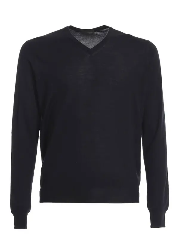 DRUMOHR V-neck Jumper - Black