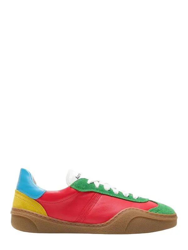 Acne Studios Round Toe Lace-up Sneakers - Multicolor