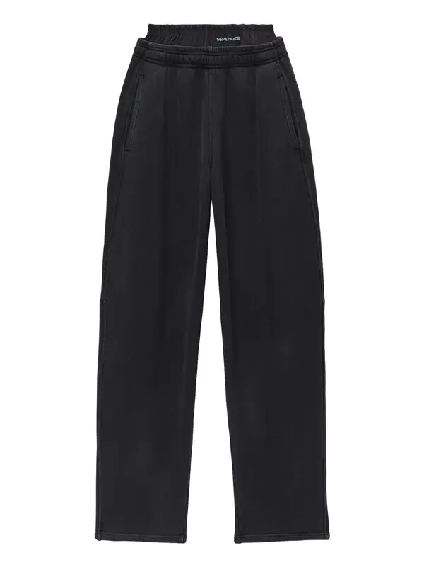 Alexander Wang Layered Elasticated-waist Pants - Black