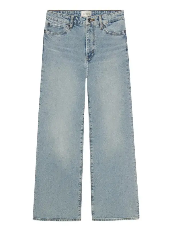 FRAME Straight-leg Jeans - Gray