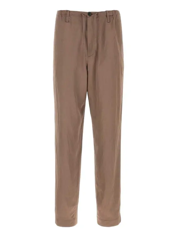 Dries Van Noten Straight Leg Pants - Brown