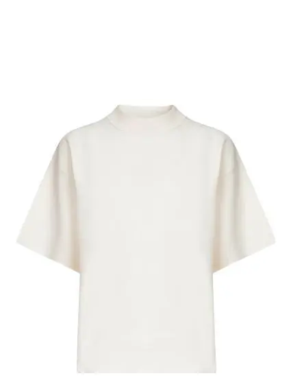 Max Mara Amici Short-sleeved Knitted Jumper - White