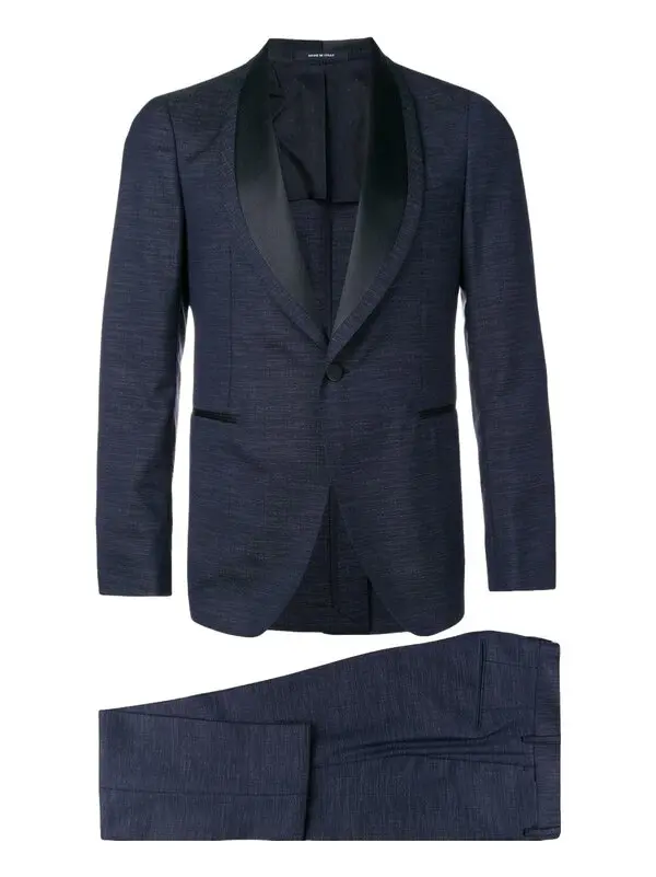 Tagliatore Three-piece Tuxedo - Blue