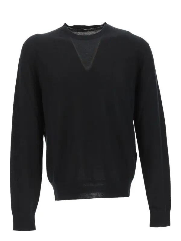 TOM FORD Long-sleeve Crew Neck Jumper - Black
