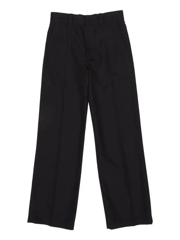 LEMAIRE Tailored Straight-leg Trousers - Black