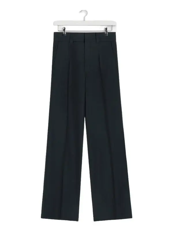 LEMAIRE Tailored Straight-leg Trousers - Marine Melange