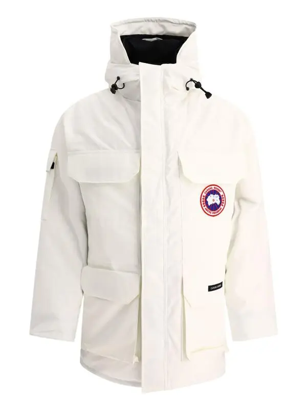 Canada Goose Expedition Hooded Parka Coat - Polaris White