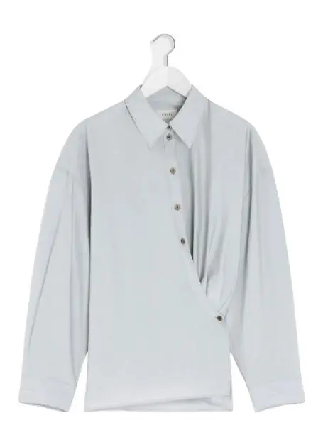 LEMAIRE Long Sleeve Twisted Shirt - Mist