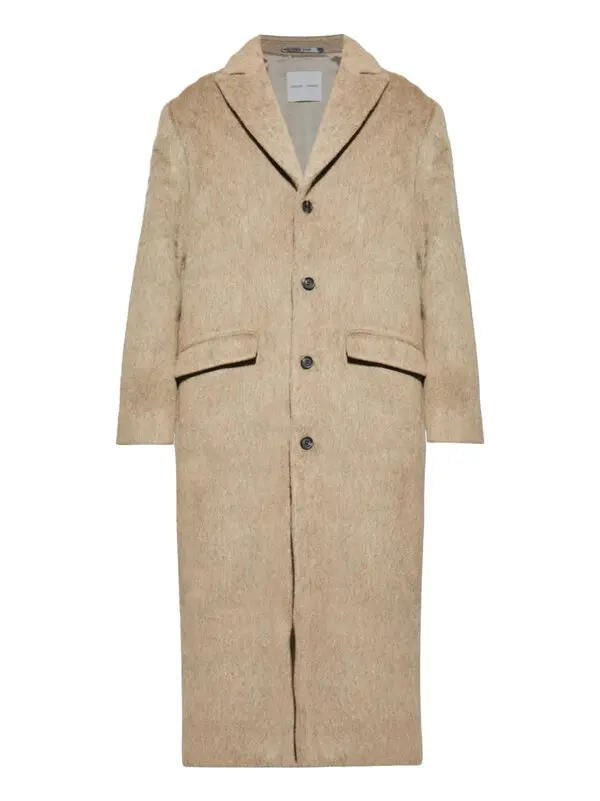 SAMSOE SAMSOE Single-breasted Coat - Nude