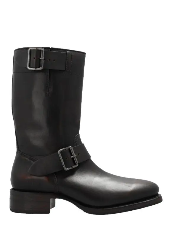 Dsquared2 Buckle Ankle Boots - Black