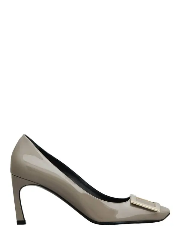 ROGER VIVIER Trompette Buckle Pumps - Beige