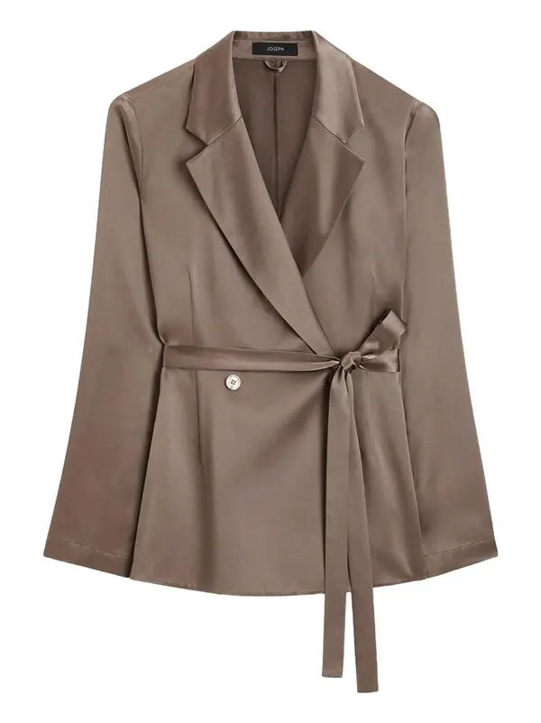 JOSEPH Joubert Belted Blazer - Escargot