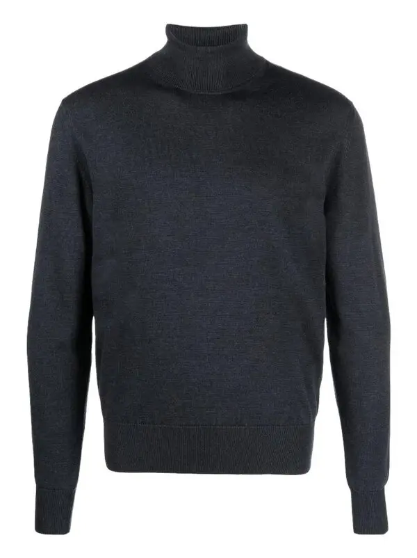 TOM FORD Roll Neck Jumper - Black