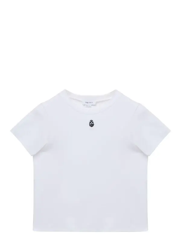 Alexander McQueen Embroidered Skull T-shirt - White