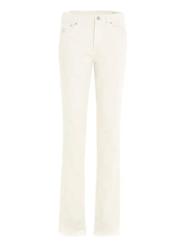 Brunello Cucinelli Corduroy Slim-fit Pants - White