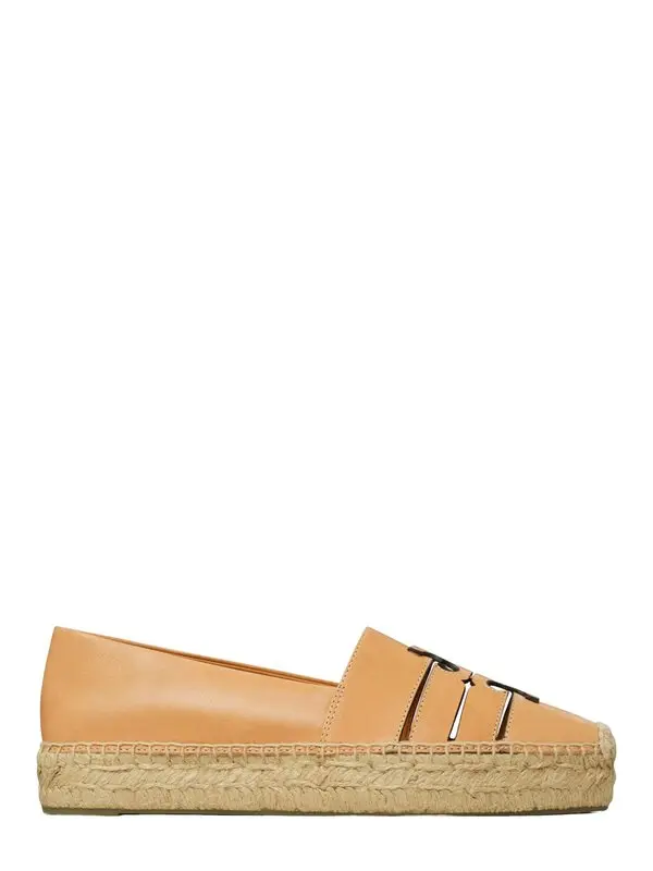 Tory Burch Ines Platform Espadrilles - Camel