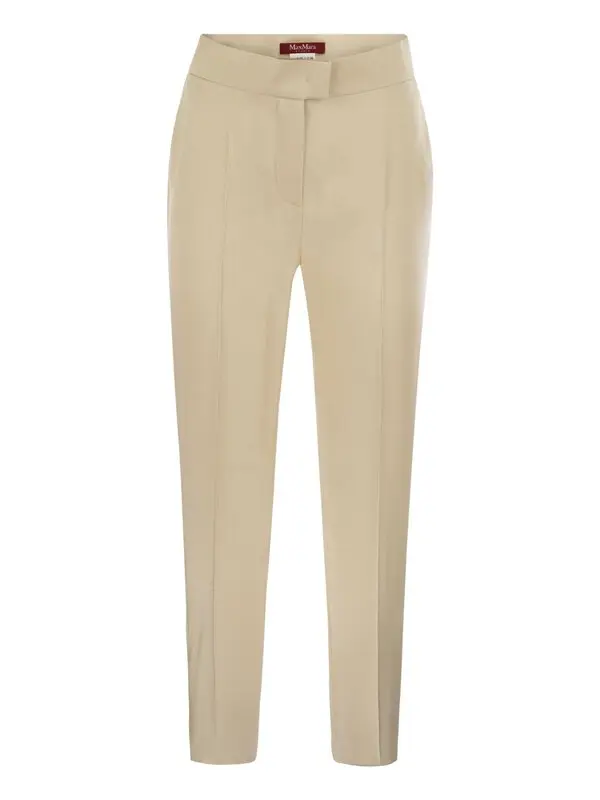 Max Mara Romagna High-waist Tailored Trousers - Nude