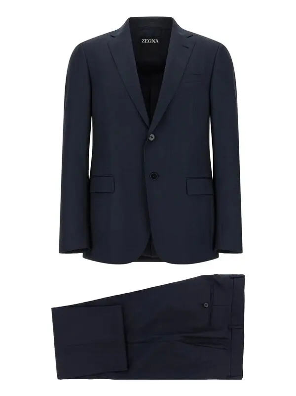 Zegna Single-breasted Suit - Black