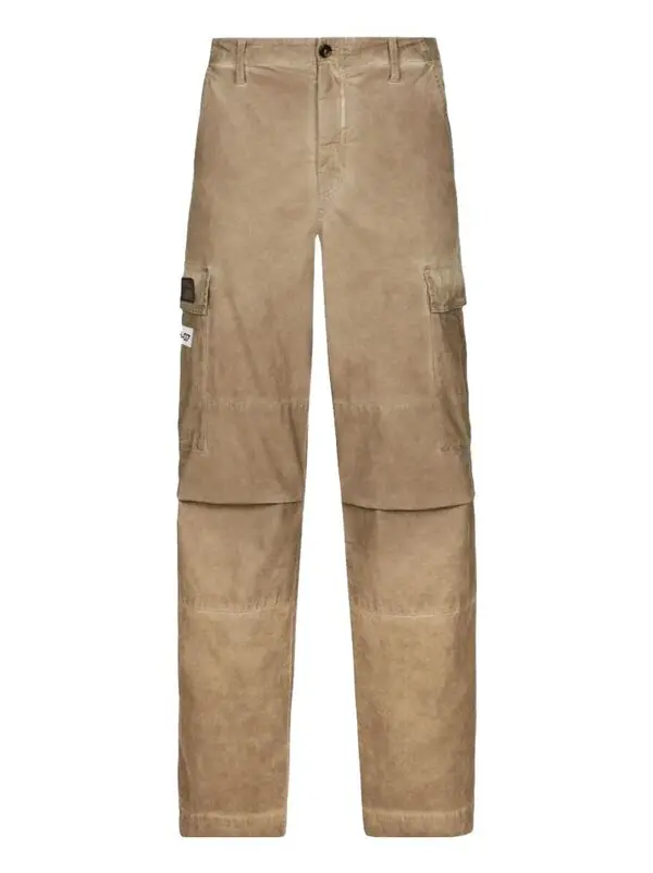 Dolce & Gabbana Wide Leg Cargo Trousers - Sand Beige