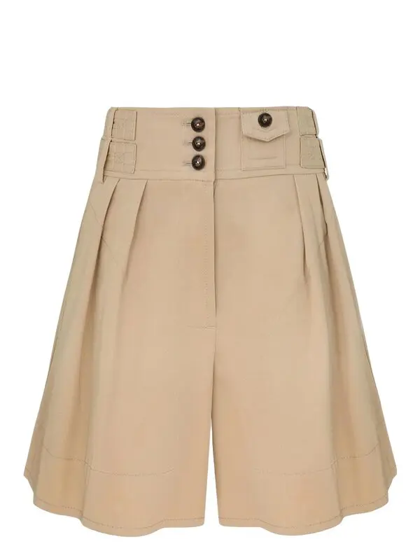 Zimmermann Rebellion Cargo Shorts - Beige