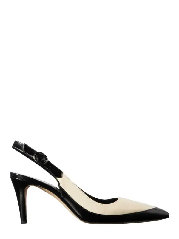 Manolo Blahnik Telemaca 70 Slingback Sandals - Cream