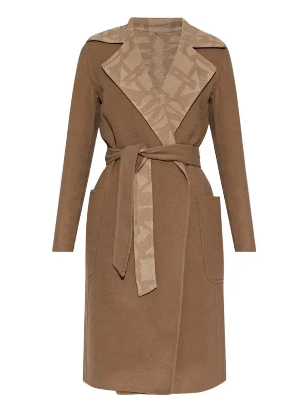 Max Mara Reversible Belted Coat - Brown
