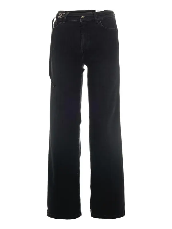 Liu Jo Belted Jeans - Black