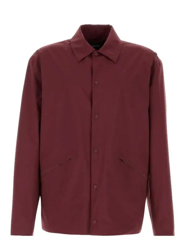 Herno Long Sleeved Buttoned Shirt - Red