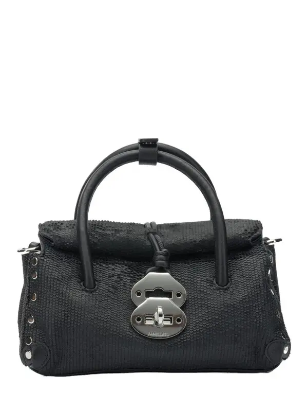 ZANELLATO Baby Dotta Top Handle Bag - Black