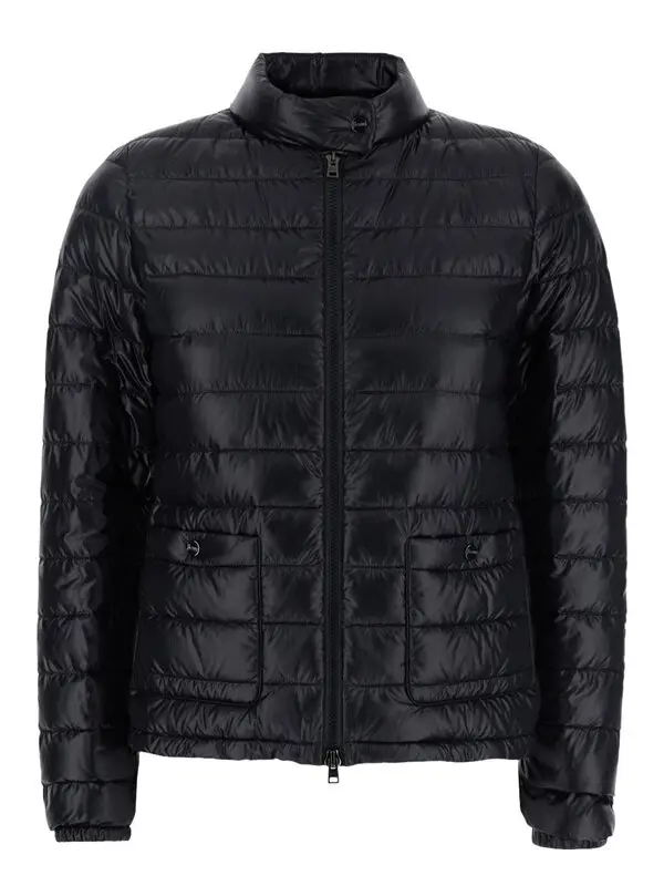 Herno Quilted Down Jacket With Stand Collar - Nude