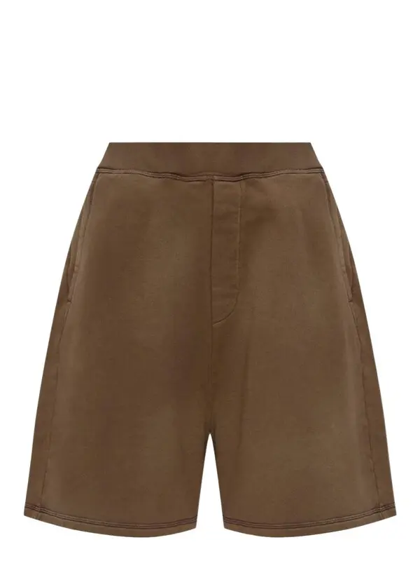 Dsquared2 Logo-embellished Elasticated Waist Shorts - Brown