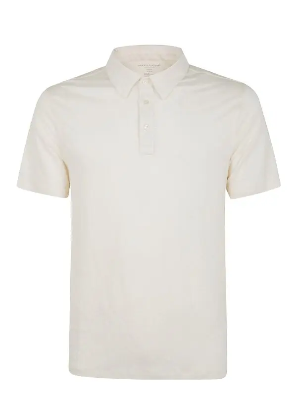 Majestic Filatures Linen-blend Polo Shirt - White