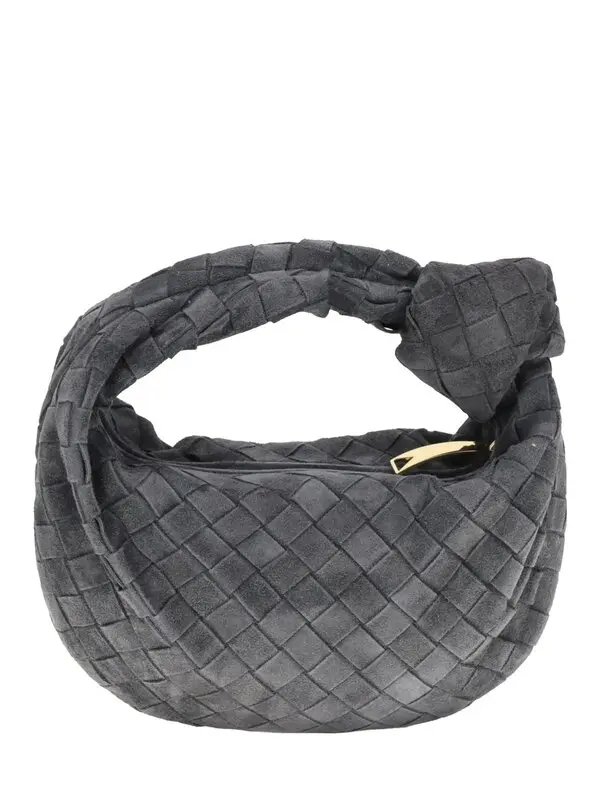 Bottega Veneta Jodie Knot Detailed Mini Tote Bag - Black