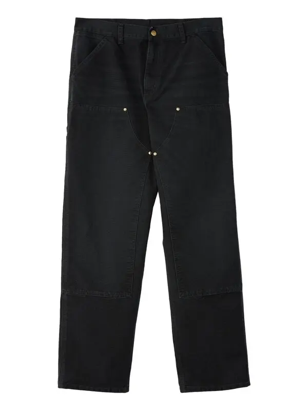 Carhartt Work In Progress Double Knee Cargo Trousers - Black
