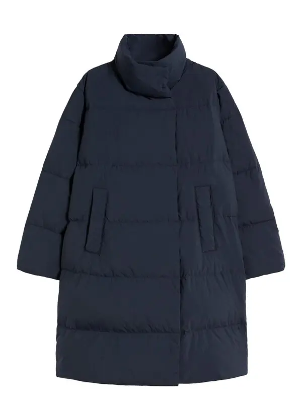 Max Mara Water-repellent Down Jacket - Blue