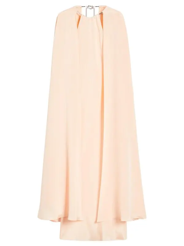 Max Mara Managua Cape Detailed Dress - Pink