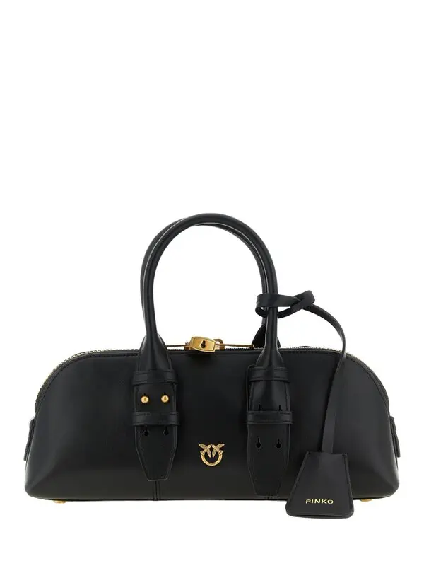Pinko Small Escape Bowling Bag - Black