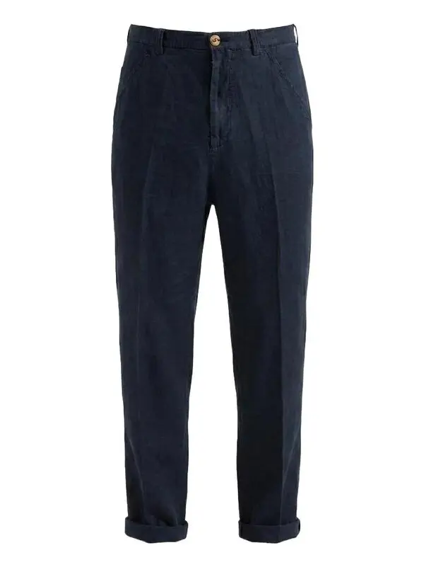 Brunello Cucinelli Tailored Trousers - Navy Blue