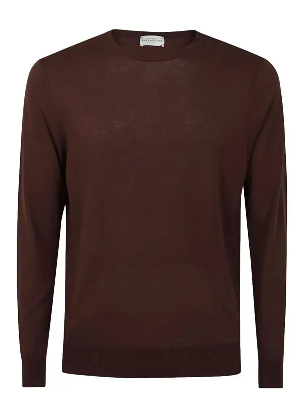BALLANTYNE Crew Neck Sweater - Fondant