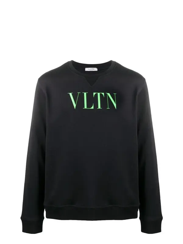 Valentino Garavani Logo Detail Sweatshirt - Black
